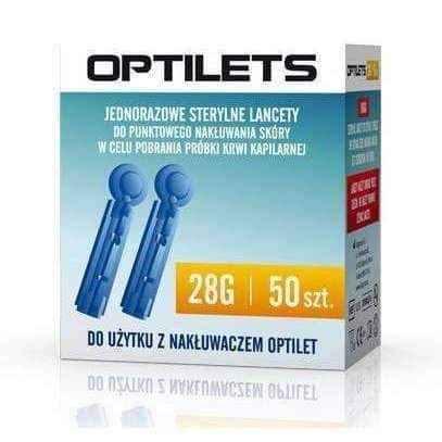 Lancet Optilets x 50 pieces, taking blood samples, blood test – ELIVERA UK