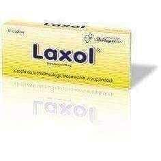 LAXOL 0.1g x 12 suppositories, constipation UK – ELIVERA UK