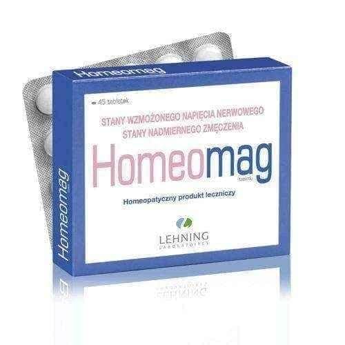 LEHNING Homeomag x 45 tablets, nervous system disorders – ELIVERA UK