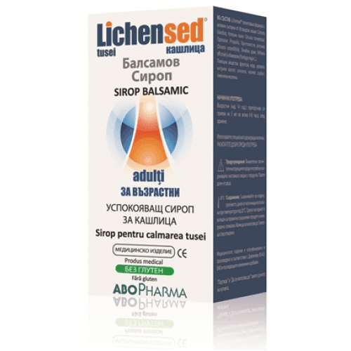 Lichensed Balsamic cough syrup for adults 150 ml / Lichensed – ELIVERA UK