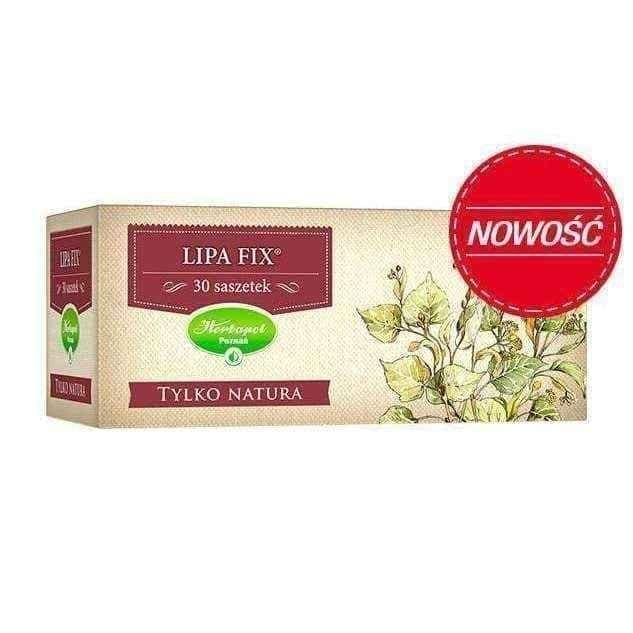 Linden tea, Lipa fix Nature only x 30 sachets UK – ELIVERA UK