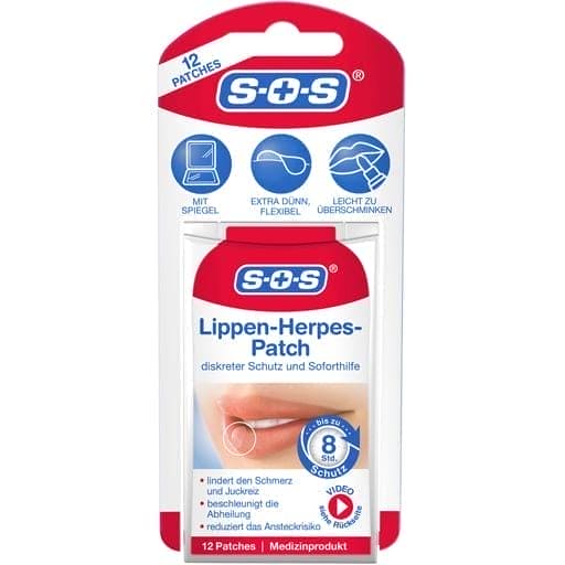 Lip patch for herpes, SOS LIP HERPES patch – ELIVERA UK