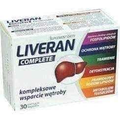 LIVERAN COMPLETE x 30 capsules, detox cleanse, body detox, liver ...