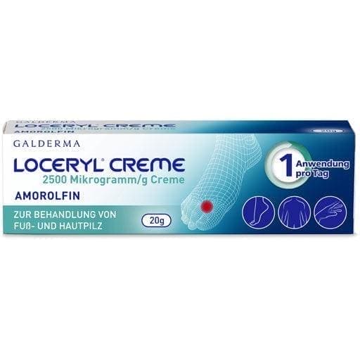 LOCERYL Cream, amorolfine, athlete's foot, tinea pedis, tinea corporis ...