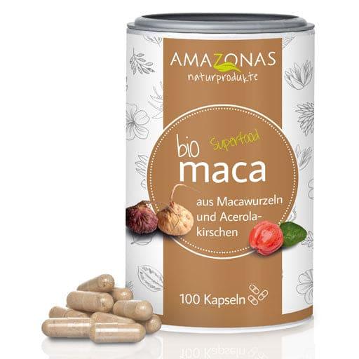 MACA BIO Vegicaps with organic acerola powder – ELIVERA UK