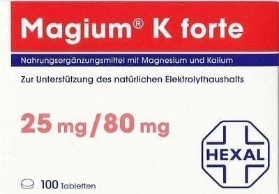 MAGIUM K forte potassium magnesium tablets UK – ELIVERA UK