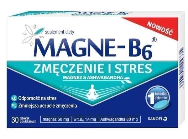Magne-B6 Fatigue and Stress x 30 tablets UK – ELIVERA UK