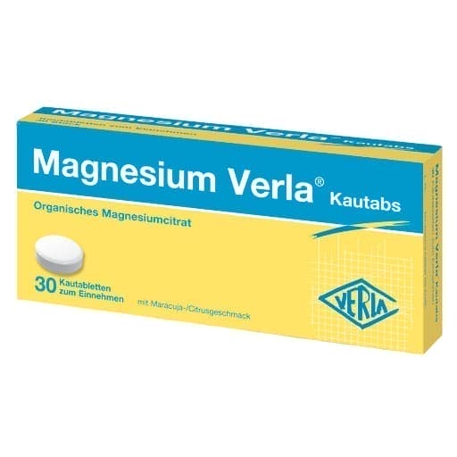 Magnesium chewable tablets, MAGNESIUM VERLA UK – ELIVERA UK