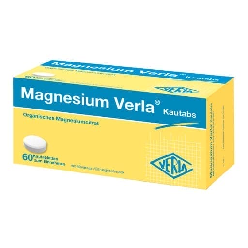 Magnesium chewable tablets, MAGNESIUM VERLA – ELIVERA UK