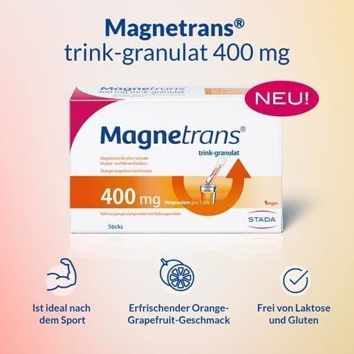 MAGNETRANS 400 mg Magnesium drink granules UK – ELIVERA UK