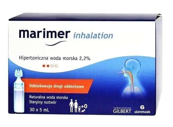 MARIMER Inhalation, Hypertonic sea water for nebulizer UK – ELIVERA UK