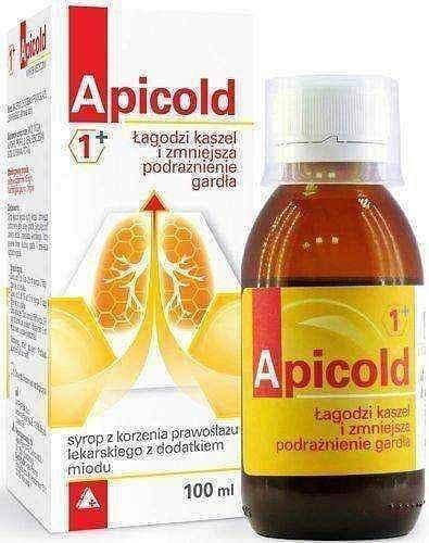 Marshmallow root syrup with honey 100ml APICOLD 1+ UK – ELIVERA UK