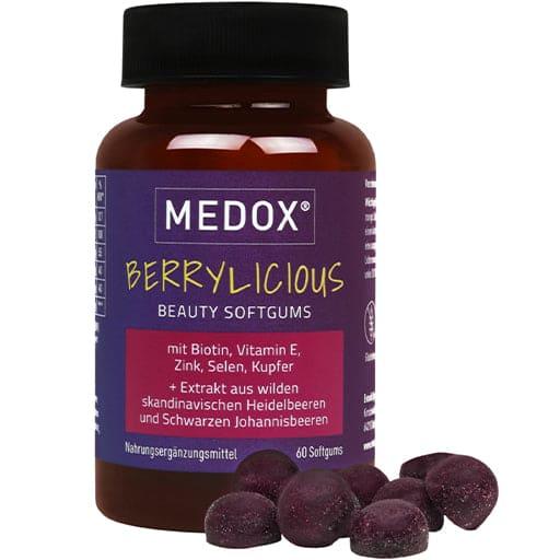 Medox supplement, MEDOX Berrylicious Beauty Softgums – ELIVERA UK