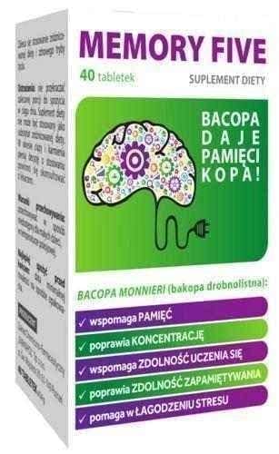 Memory Five x 40 tablets UK – ELIVERA UK