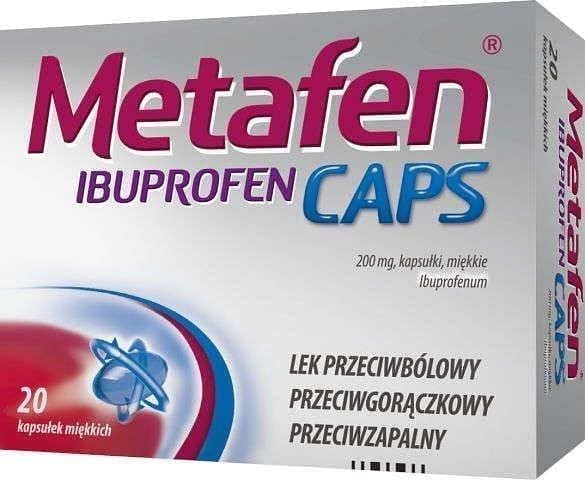 Metafen Ibuprofen Capsules UK – ELIVERA UK