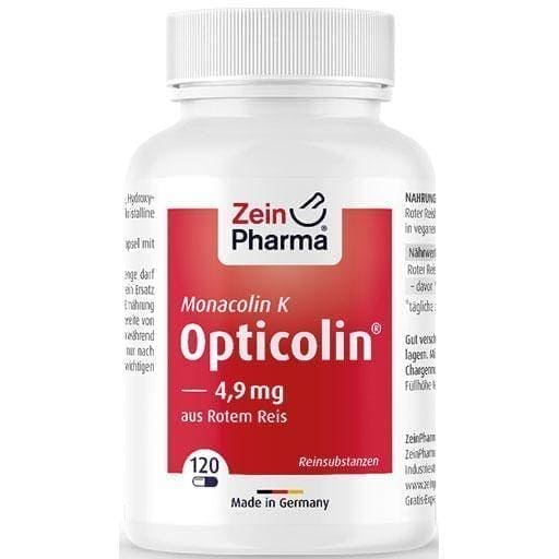 MONACOLIN K Opticolin 4.9 mg red yeast rice extract 120 pcs UK – ELIVERA UK