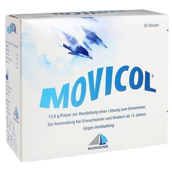 MOVICOL, Macrogol, Sodium hydrogen carbonate, Potassium chloride ...