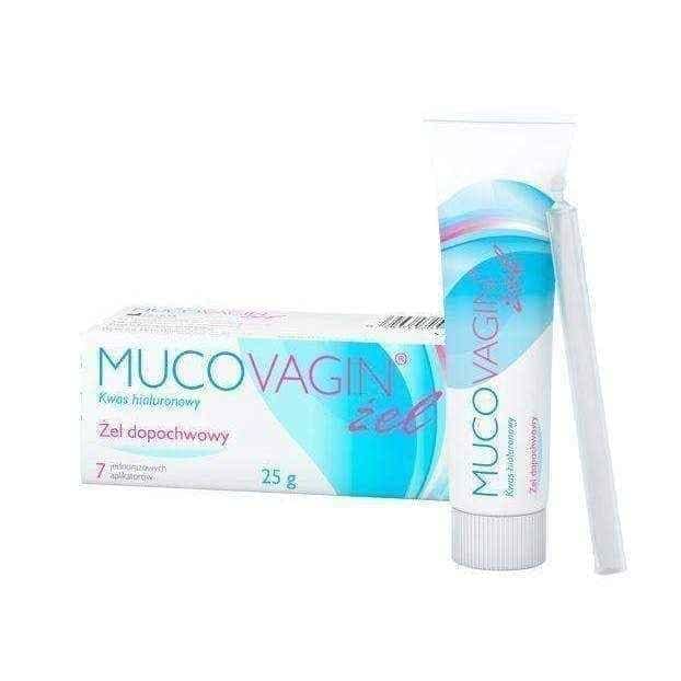 MUCOVAGIN vaginal gel. 25g menopause dryness, female lubrication UK ...
