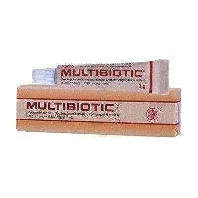 MULTIBIOTIC ointment 3g (tube), wound healing, wound care UK – ELIVERA UK