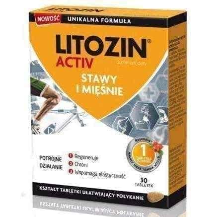 Muscles and joints, Litozin Activ x 30 tablets UK – ELIVERA UK