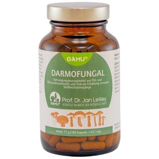 Mushroom and plant extracts with zinc, DARMOFUNGAL Capsules – ELIVERA UK