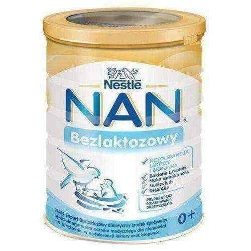 NAN Expert lactose-free milk 400g, lactose free formula UK – ELIVERA UK