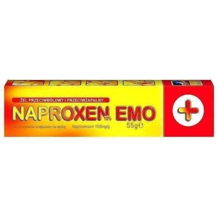 NAPROXEN EMO 10% gel, contusions, dislocations, tears – ELIVERA UK