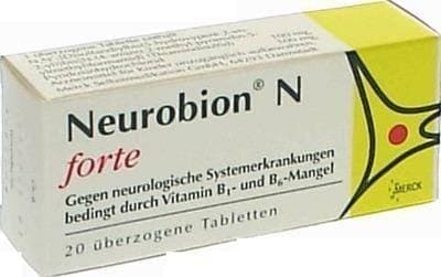 NEUROBION N forte coated tablets 20 pc – ELIVERA UK
