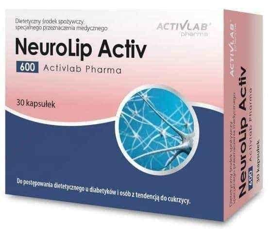 NeuroLip Activ 600 x 30 capsules UK – ELIVERA UK