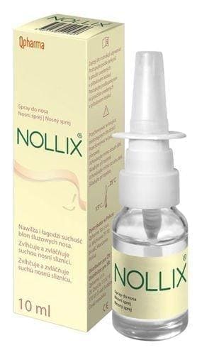 NOLLIX Nasal spray 10ml, 12 years+, nasal inflammation – ELIVERA UK