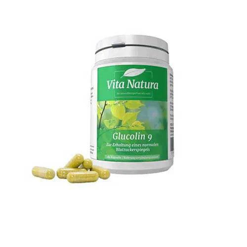 Normal blood sugar levels, orthomolecular therapy, GLUCOLINE 9 capsules ...