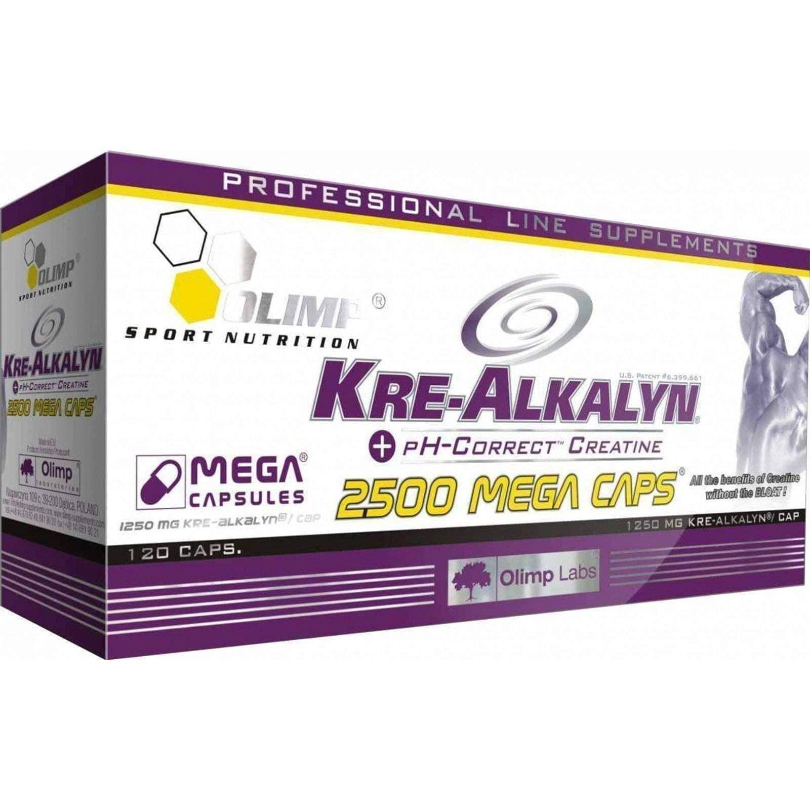 OLIMP KRE-ALKALYN 2500 MEGA CAPS BUFFERED CREATINE MONOHYDRATE 120 ...
