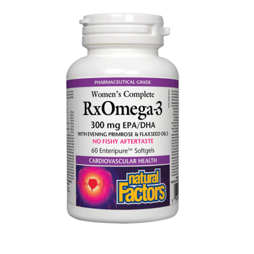 Omega factor for Women 60 capsules, Rx Omega - 3 Factors Woman's ...