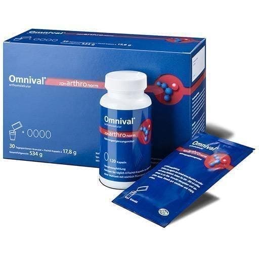 OMNIVAL orthomolekul.2OH arthro norm 30Gran.Kap. 1 p hydrolyzed ...