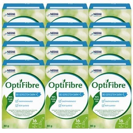 OPTIFIBRE powder 12X16X5 g constipation, diarrhea UK – ELIVERA UK