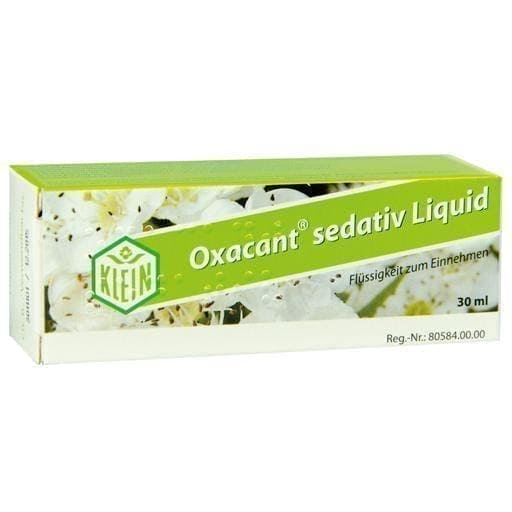 OXACANT sedative liquid 30 ml calms the nervous heart UK – ELIVERA UK