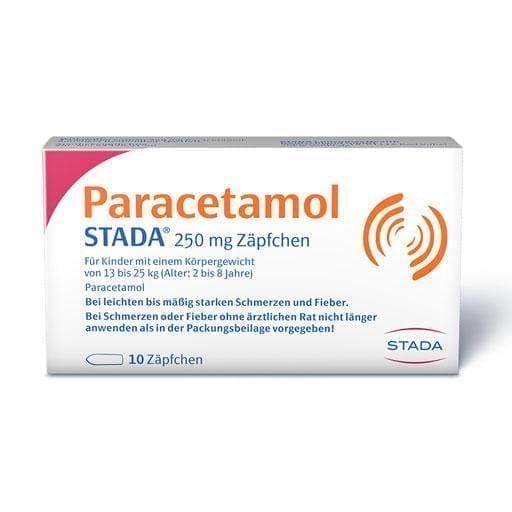 PARACETAMOL STADA 250 mg suppository for babies – ELIVERA UK