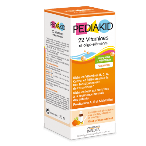 PEDIAKID syrup with 22 vitamins and oligoelements 125ml. – ELIVERA UK