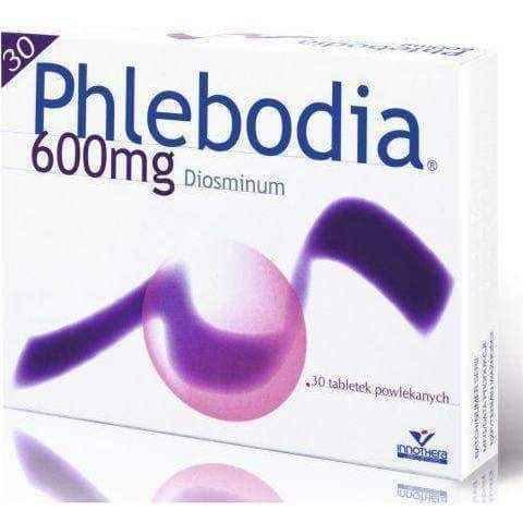 PHLEBODIA 600mg x 30 tablets, varicose veins – ELIVERA UK
