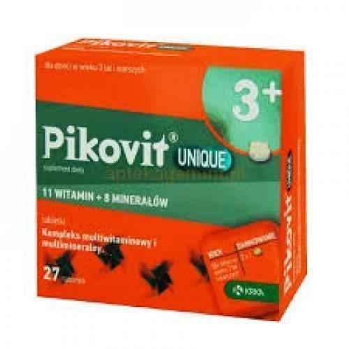 Pikovit Unique children's growth vitamins 27 tablets UK – ELIVERA UK