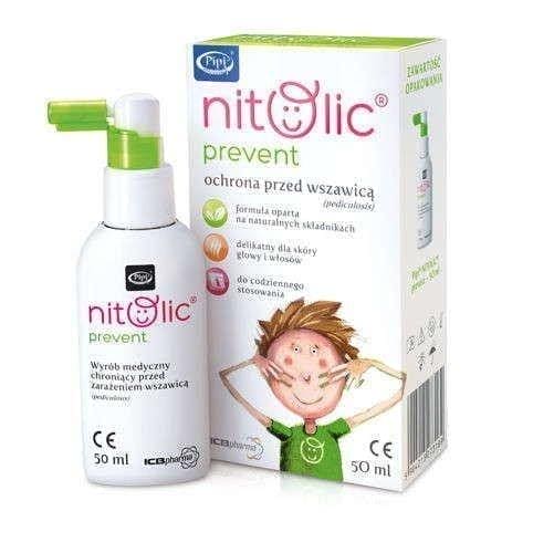 Pipi Nitolic Prevent Plus spray protection against head lice 150ml UK ...