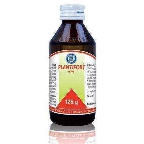 PLANTIFORT syrup 125g sore throat remedies UK – ELIVERA UK