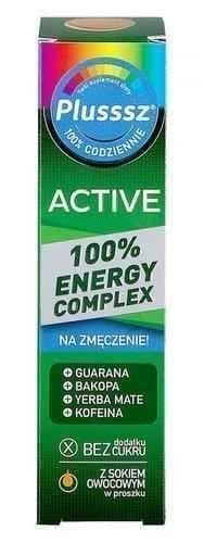 Plusssz Active 100% Energy Complex x 20 effervescent tablets UK ...