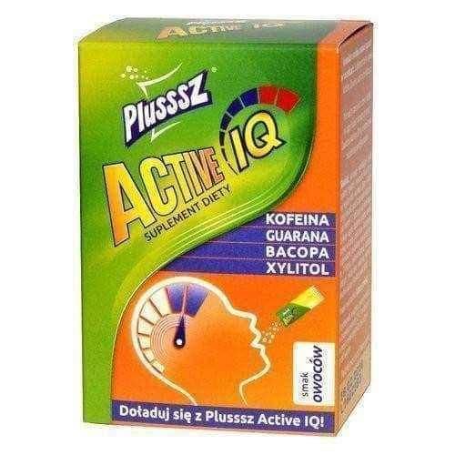 Plusssz Active IQ fruit flavor 1g x 10 sachets, increase concentration ...