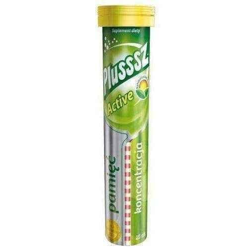 Plusssz Active x 20 tabl.mus. Memory and Concentration – ELIVERA UK