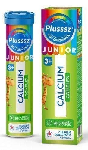 Plusssz Junior Calcium Complex x 20 effervescent tablets UK – ELIVERA UK
