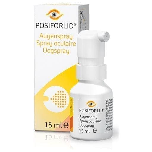 POSIFORLID dry eye spray, euphrasia, salicylic acid, hyaluronic acid ...