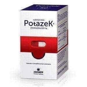 Potazek 610mg x 100 capsules potassium chloride – ELIVERA UK