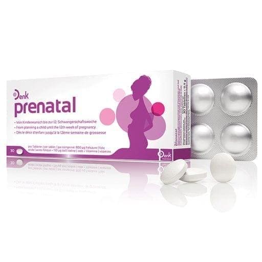 PRENATAL Denk, 12 weeks first pregnancy, folic acid, vitamins ...