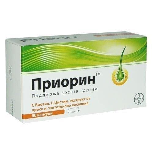 PRIORIN x 60 capsules hair loss treatment UK – ELIVERA UK